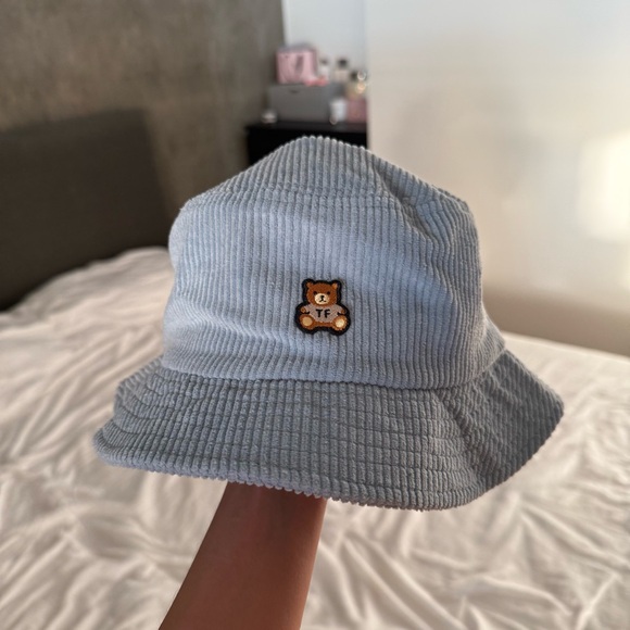 Teddy Fresh | Accessories | Teddy Fresh Blue Bucket Hat With Bear Patch ...